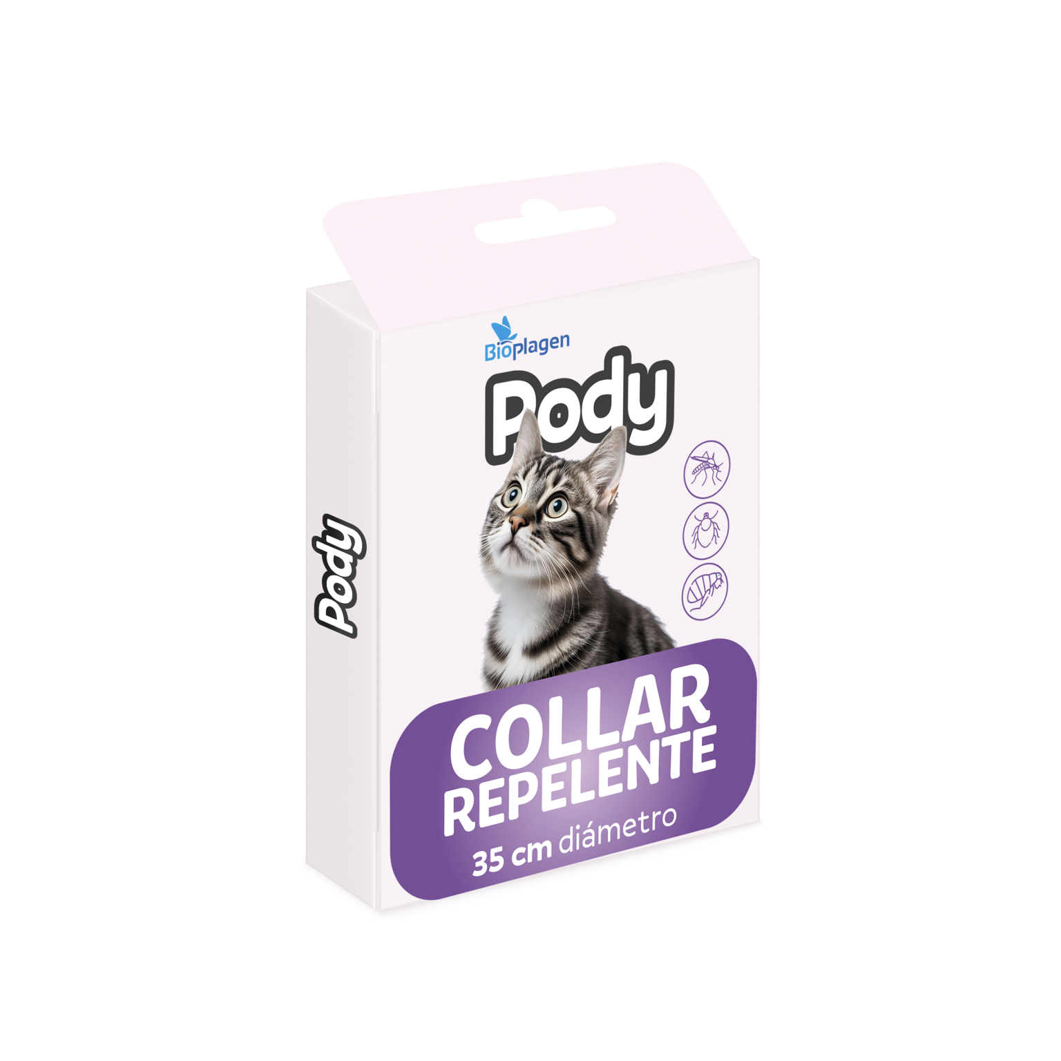 PODY® COLLAR REPELENTE 35CM GATOS | Collar sin insecticida para ...