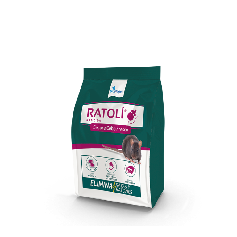RATOLÍ® SECURE CEBO FRESCO | Rodenticida | Bioplagen